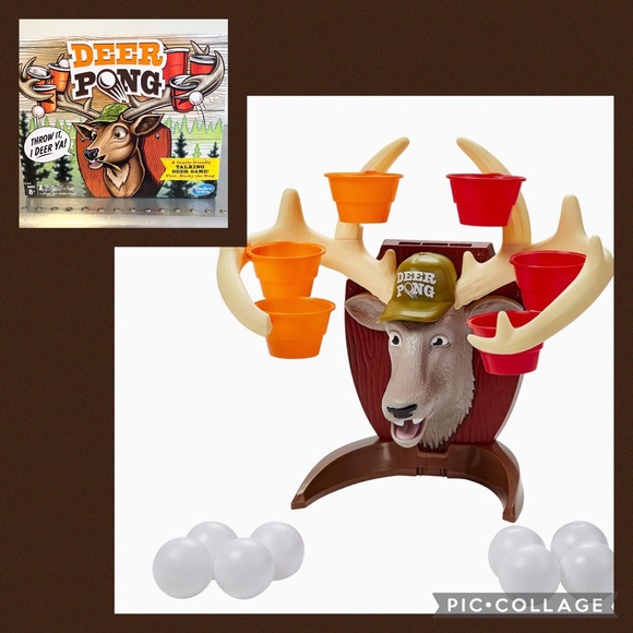 Hasbro | Toys | Deer Pong Talking Deer Ping Pong Party Game | Poshmark